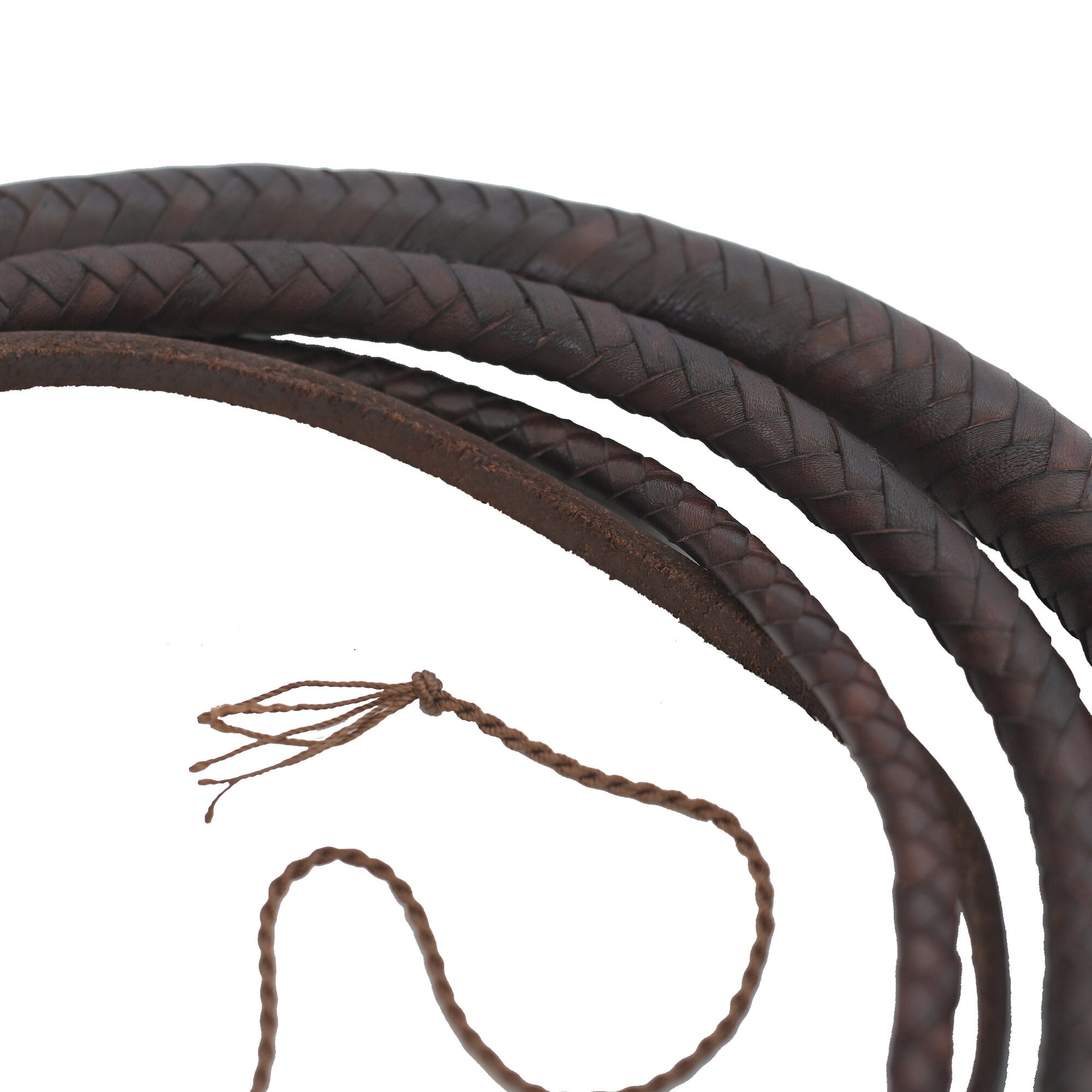 Genuine Kangaroo Leather 8 Feet Bullwhip 12 Plait Handcrafted Heavy ...