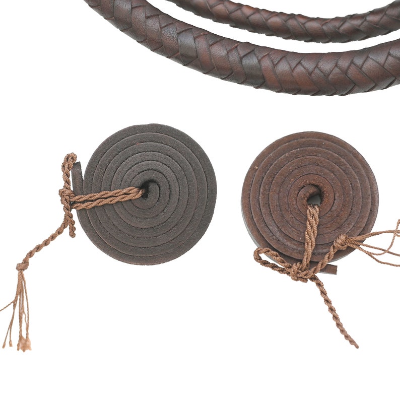 Genuine Kangaroo Leather 8 Feet Bullwhip 12 Plait Handcrafted Heavy ...