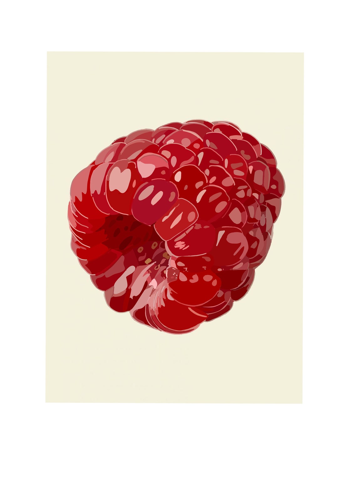 Raspberry Wall Decor - Etsy