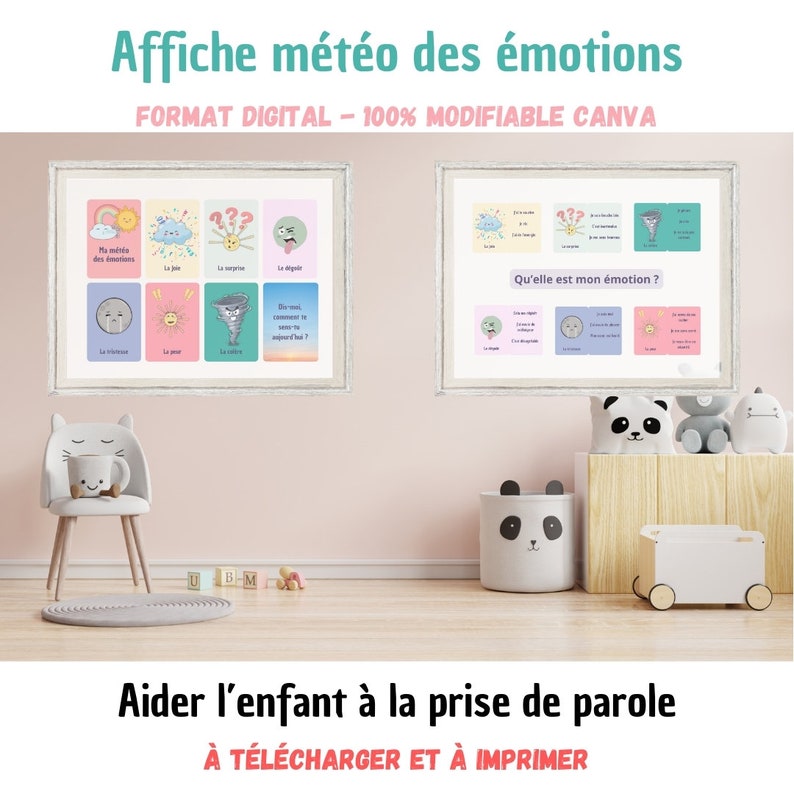 Printable My Emotions Weather Poster. Quiet Corner. Classroom ...