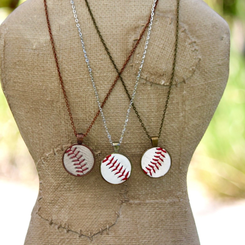 Baseball Mom Necklace - Etsy