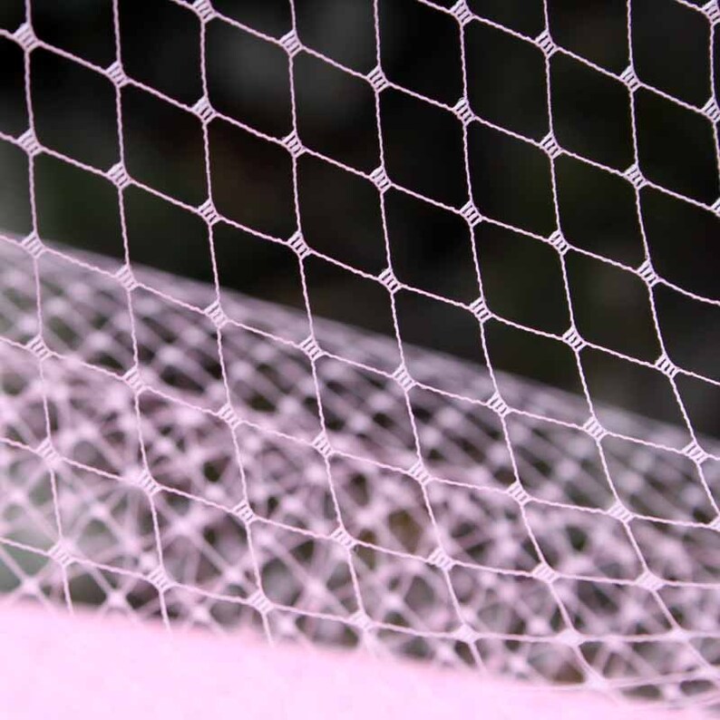 Classic 10 Inch Hat Netting • Pink Veiling • Millinery Supply • per ...