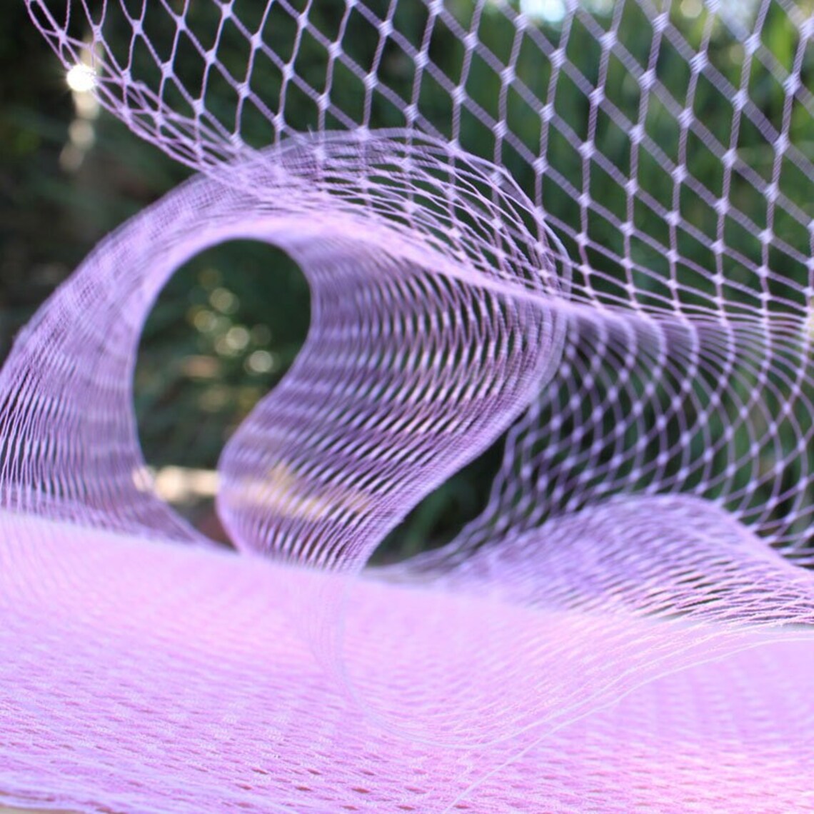 Classic 10 Inch Hat Netting • Pink Veiling • Millinery Supply • per ...