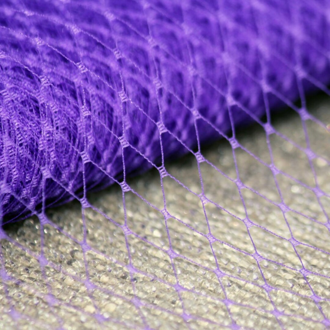 Classic 9 Inch Hat Netting • Purple Veil Netting • Millinery Supply ...