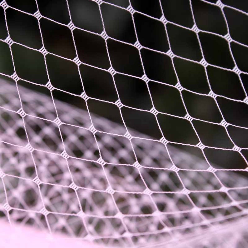 Classic 10 Inch Hat Netting • Pink Veiling • Millinery Supply • per ...