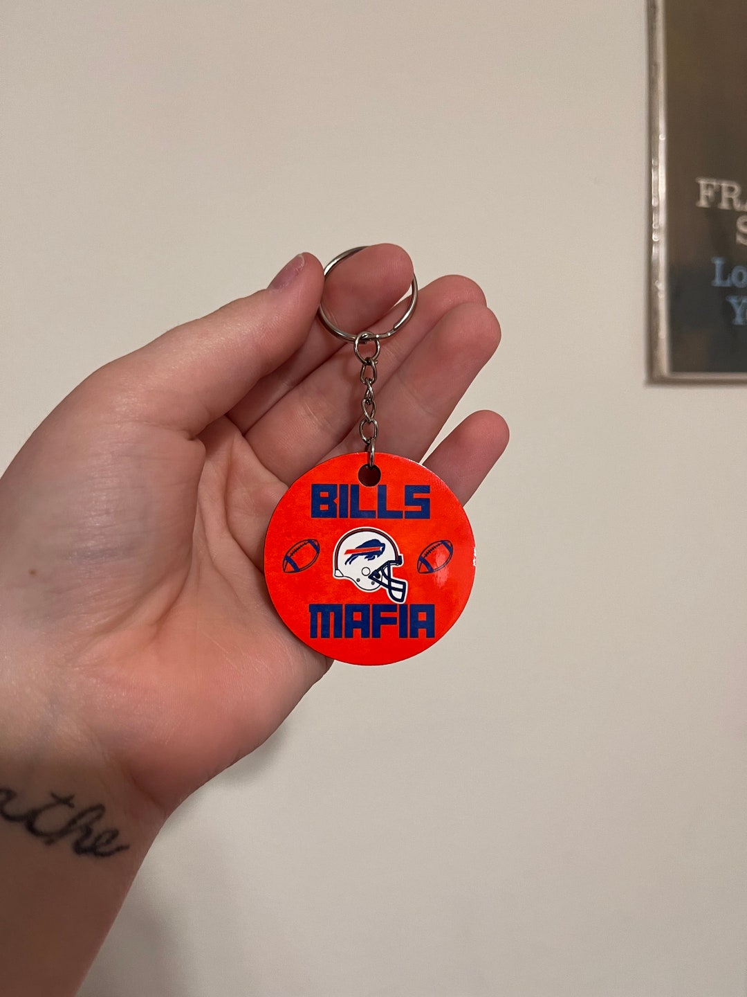 Buffalo Bills Keychain - Etsy