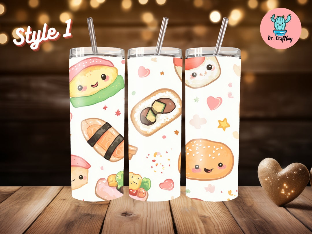Chibi Food Frenzy 3 Collection for Any Size Tumbler - Etsy