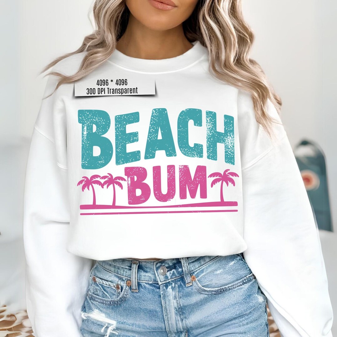 Beach Bum Summer Png Sublimation Beach Babe Png Vintage Summer Png ...