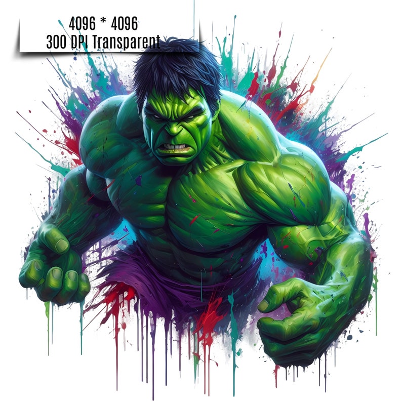 13 Superhero Splash and Watercolor Png Sublimation Superhero Movie Png ...