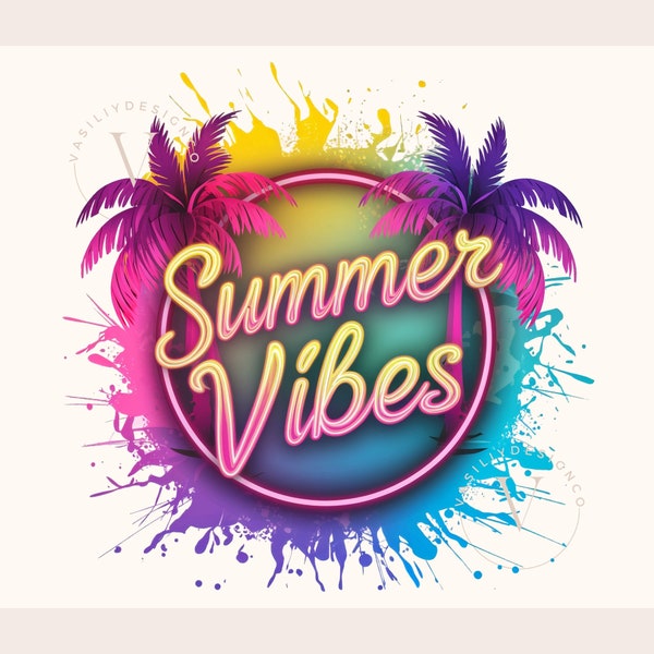 Neon Tropical - Etsy