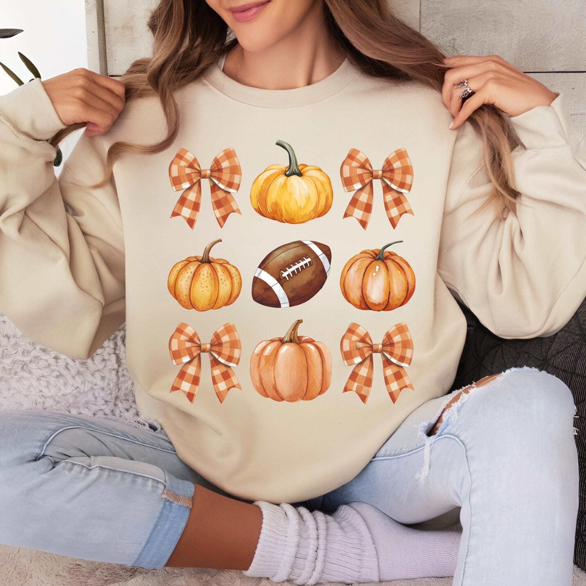 5 Coquette Pumpkin Football Png, Fall Vibes Png, Fall Pumpkins ...
