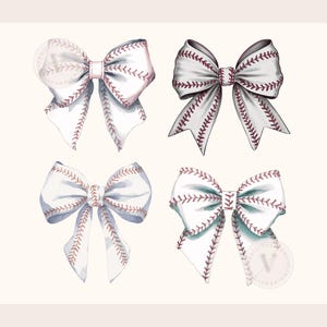 4 Baseball Coquette Bow Png, Soft Girl Era Png, Baseball Png, Coquette ...