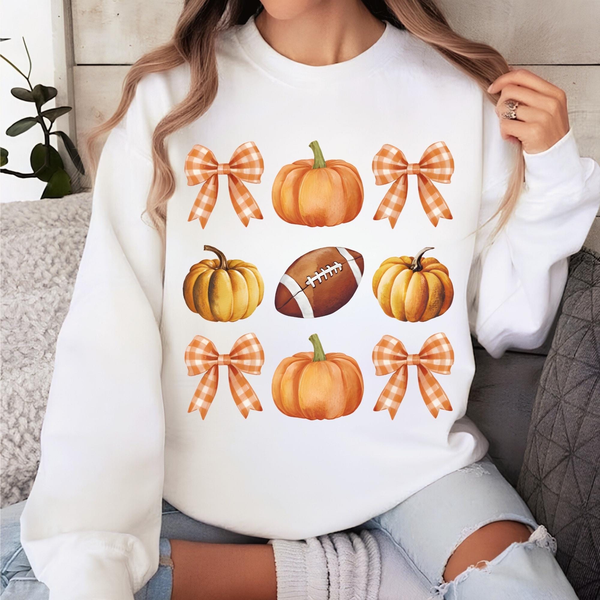 5 Coquette Pumpkin Football Png, Fall Vibes Png, Fall Pumpkins ...