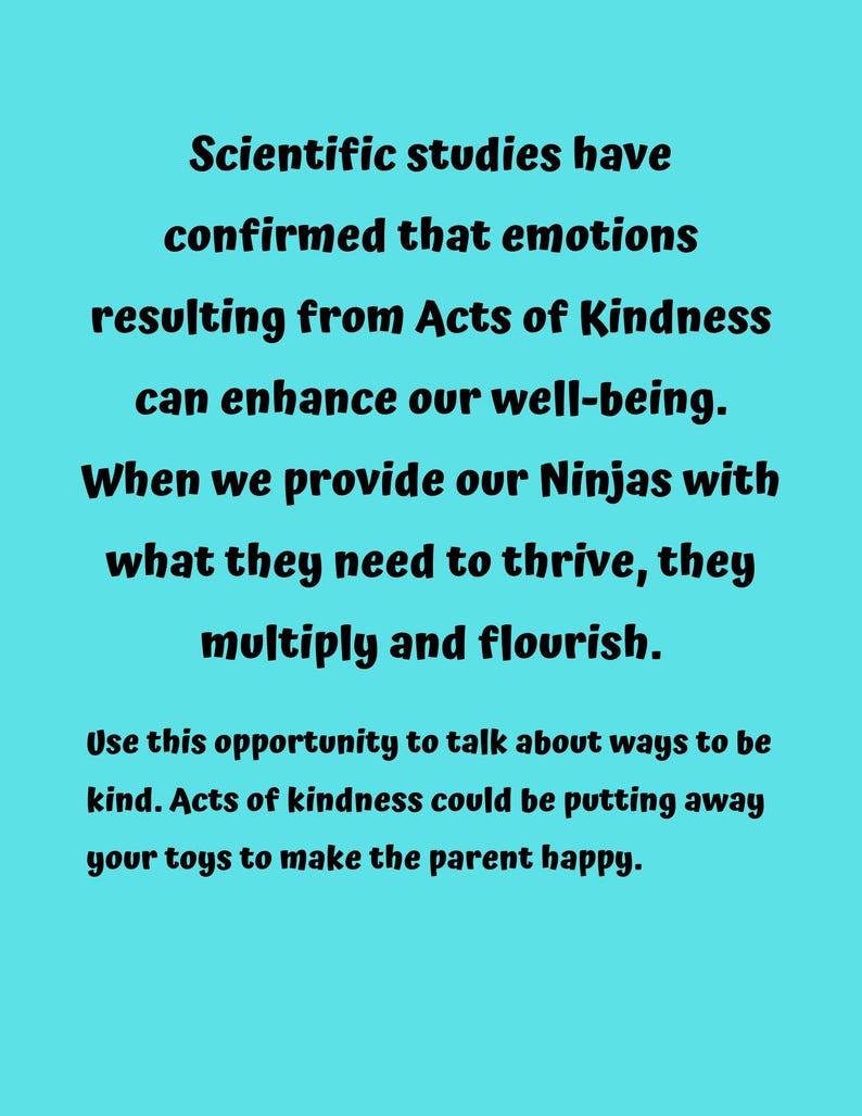 Acts of Kindness Tracker Poster Pack - Etsy