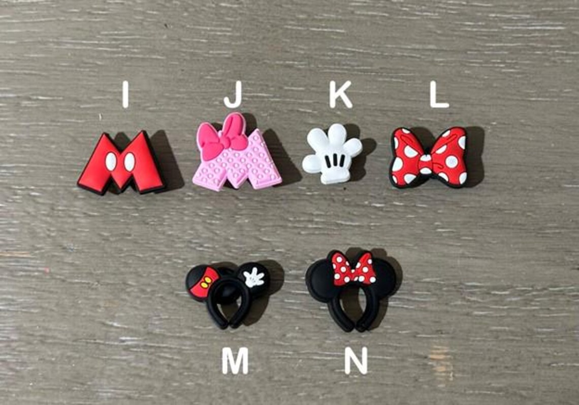 Mickey Mouse Croc Charms Minnie Mouse Croc Charms Disney Croc Charms ...