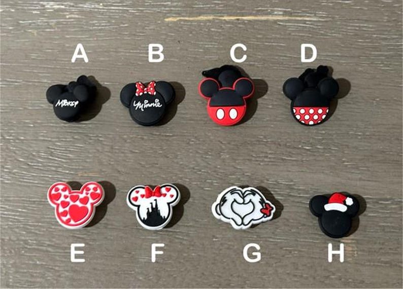 Mickey Mouse Croc Charms Minnie Mouse Croc Charms Disney Croc Charms ...