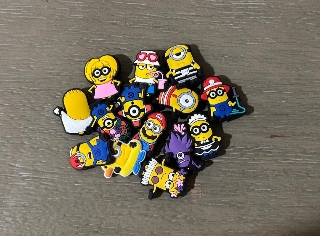 Despicable Me Shoe Charms Minions Croc Charms Kids Croc Charm Toddler ...