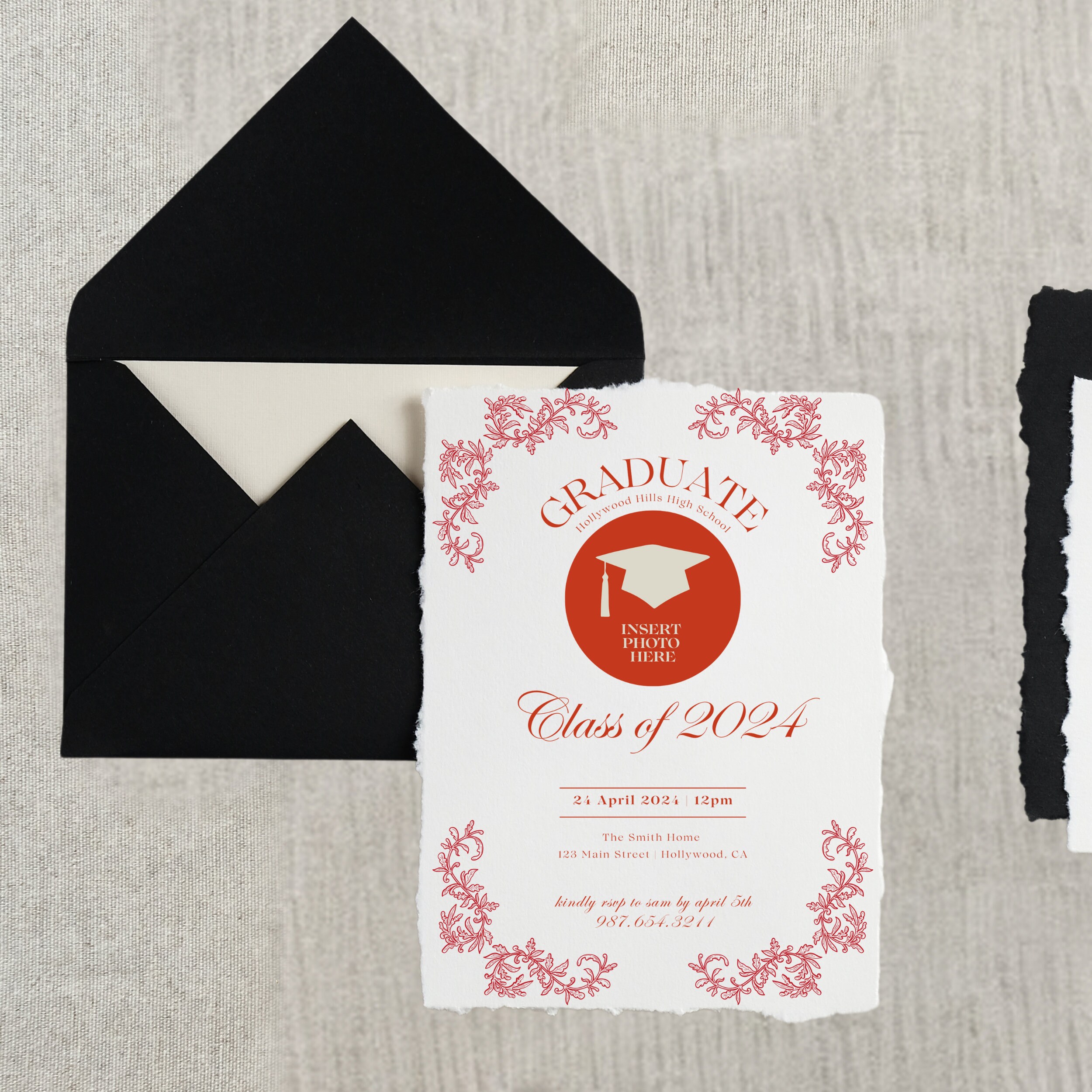 Graduation Invitation | Canva Template | INSTANT DOWNLOAD - Etsy