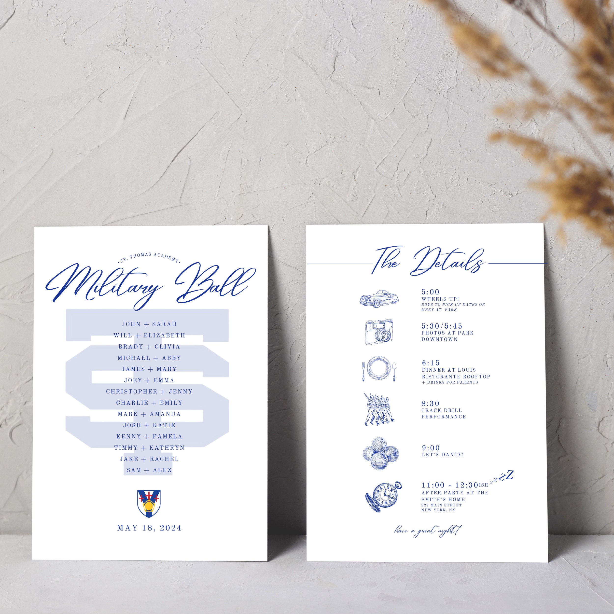 School Dance Invitation Canva Template INSTANT DOWNLOAD - Etsy