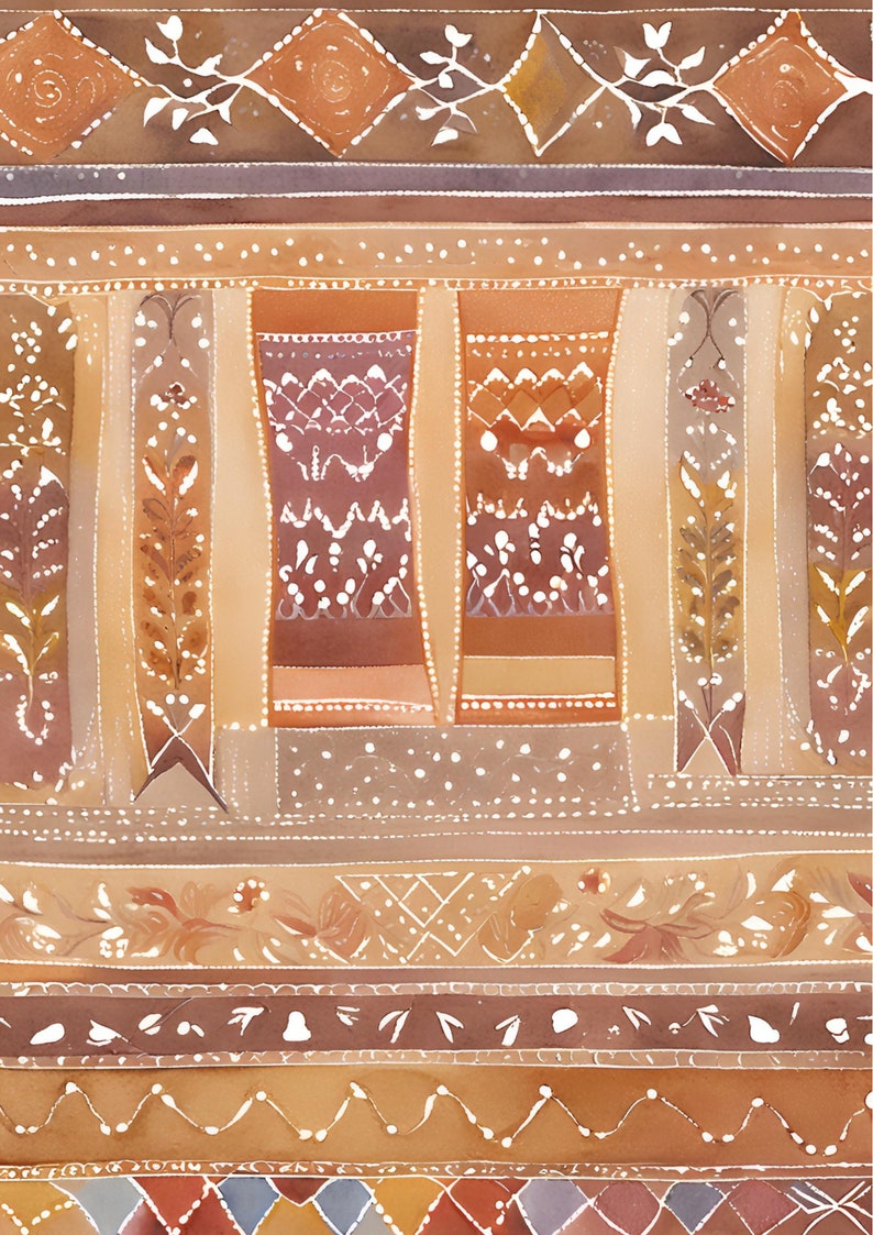 Digital Painting, Ethnic Poster for Your Room. This Poster Suit for ...