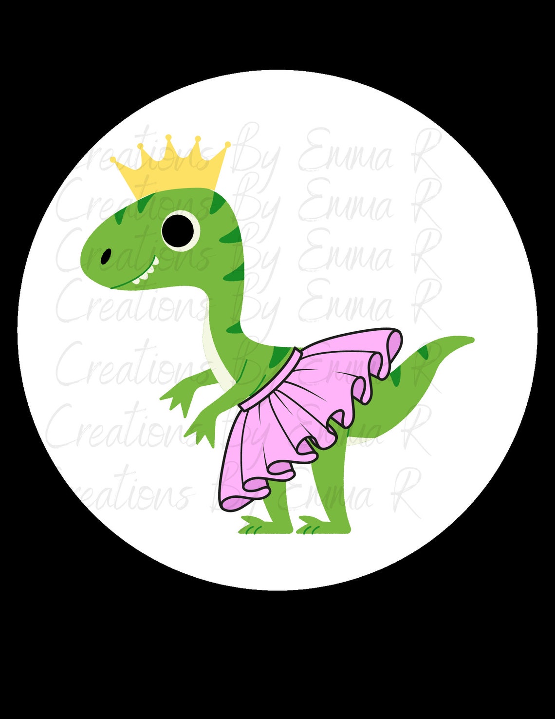 Princess Dinosaur - Etsy