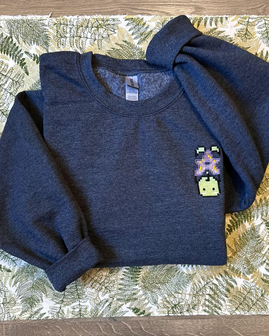 Stardew Valley Junimo Stardrop Embroidered Sweatshirt | Cozy Gamer Gift ...