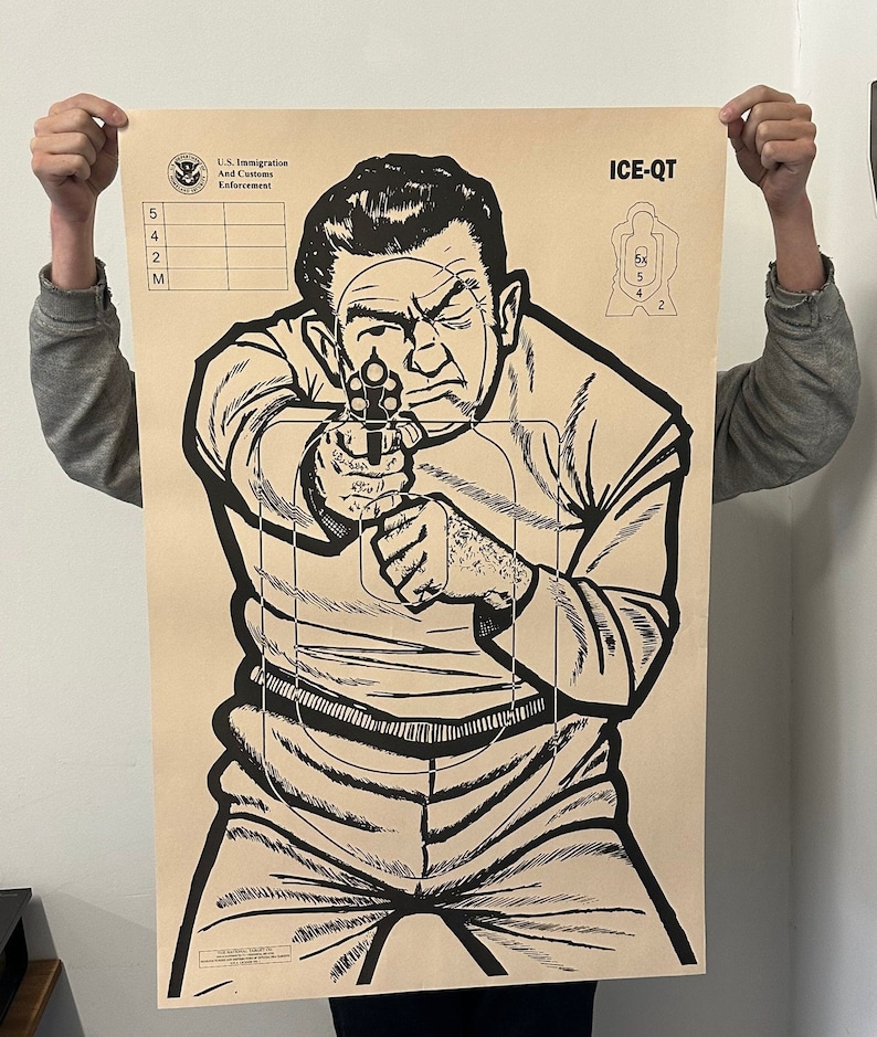 ICE-QT Vintage Shooting Target Poster - Etsy