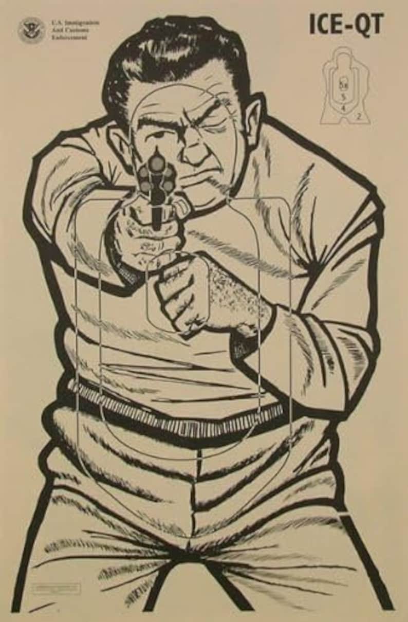 ICE-QT Vintage Shooting Target Poster - Etsy
