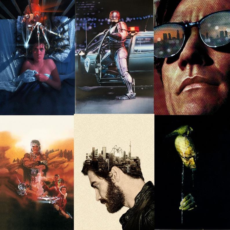 80s Movie Poster Collage Kit, Retro Textless Prints (digital Download ...