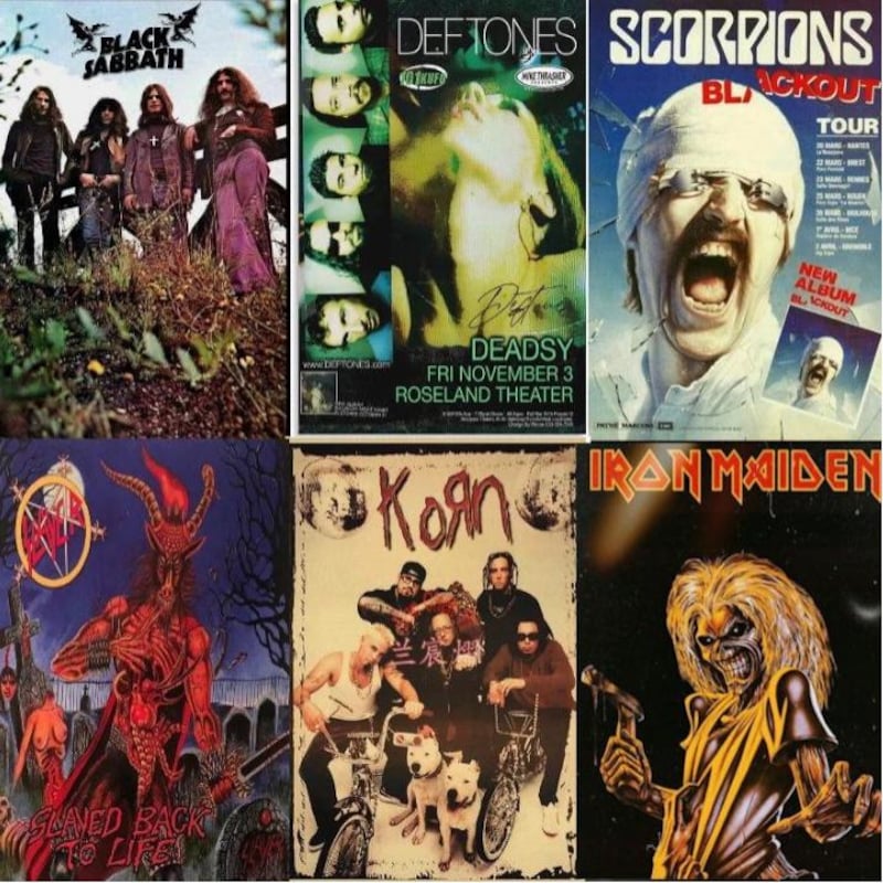 Metalcore Music Decor - Etsy UK