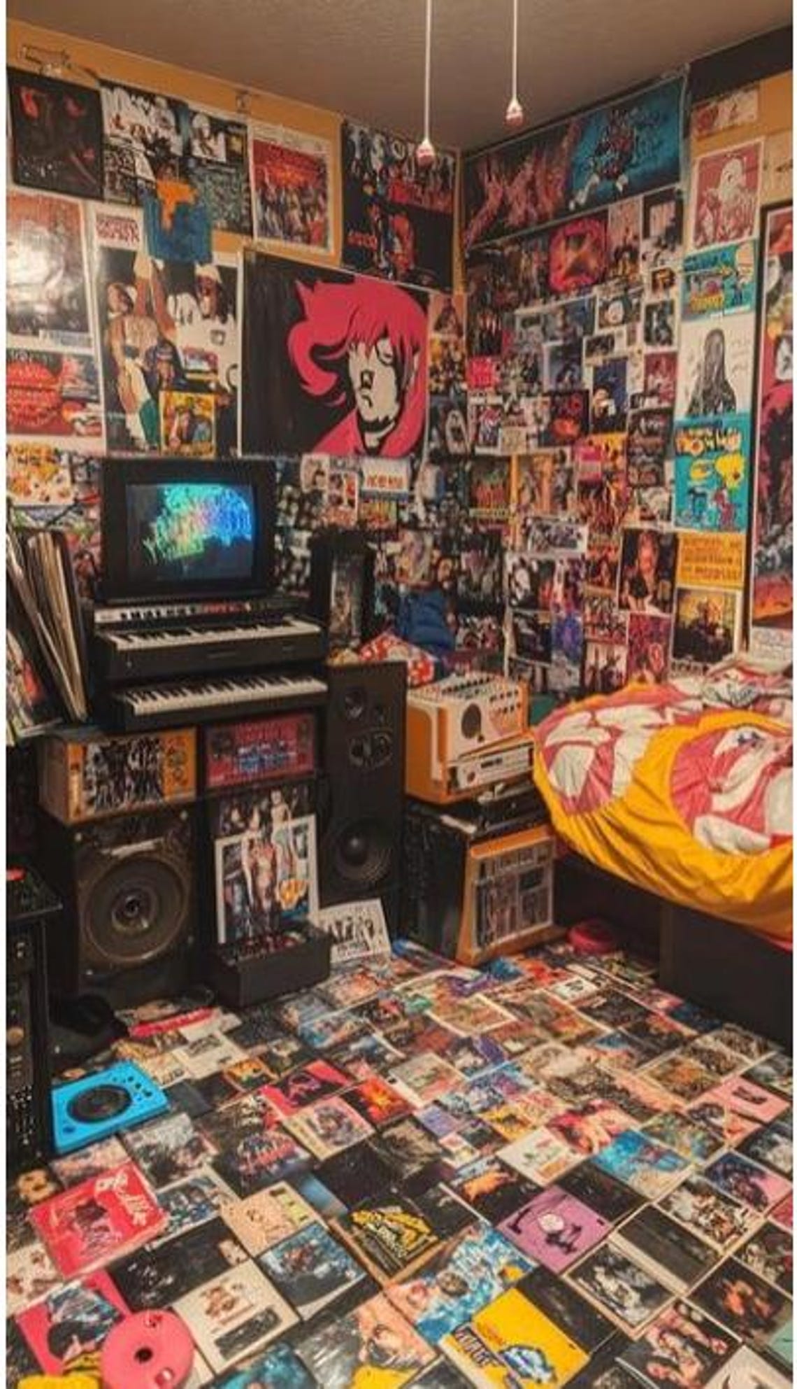 125PCS Vintage 90'S ROCK/METAL Best Concert Poster A4 HD /vintage Music ...