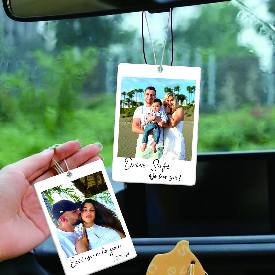 Personalized Photo Air Freshener, Custom Car Freshener Hanging Picture ...