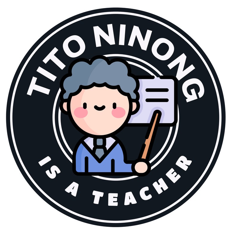 Ninong Stickers, Tito Stickers, Filipino Funny Stickers, Filipino ...
