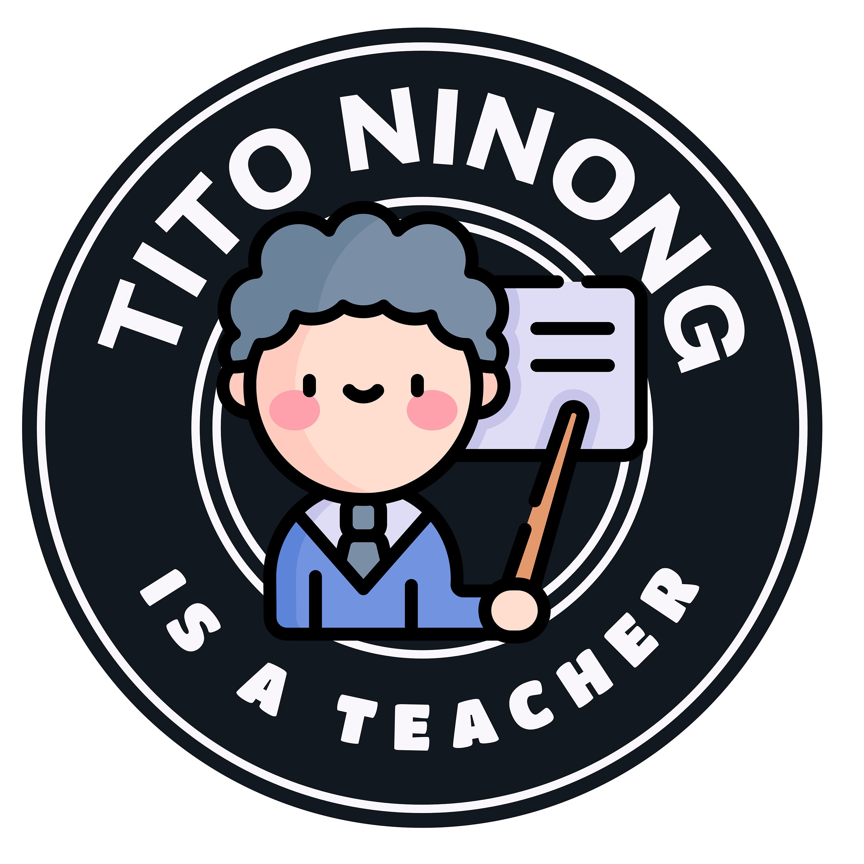 Ninong Stickers, Tito Stickers, Filipino Funny Stickers, Filipino ...