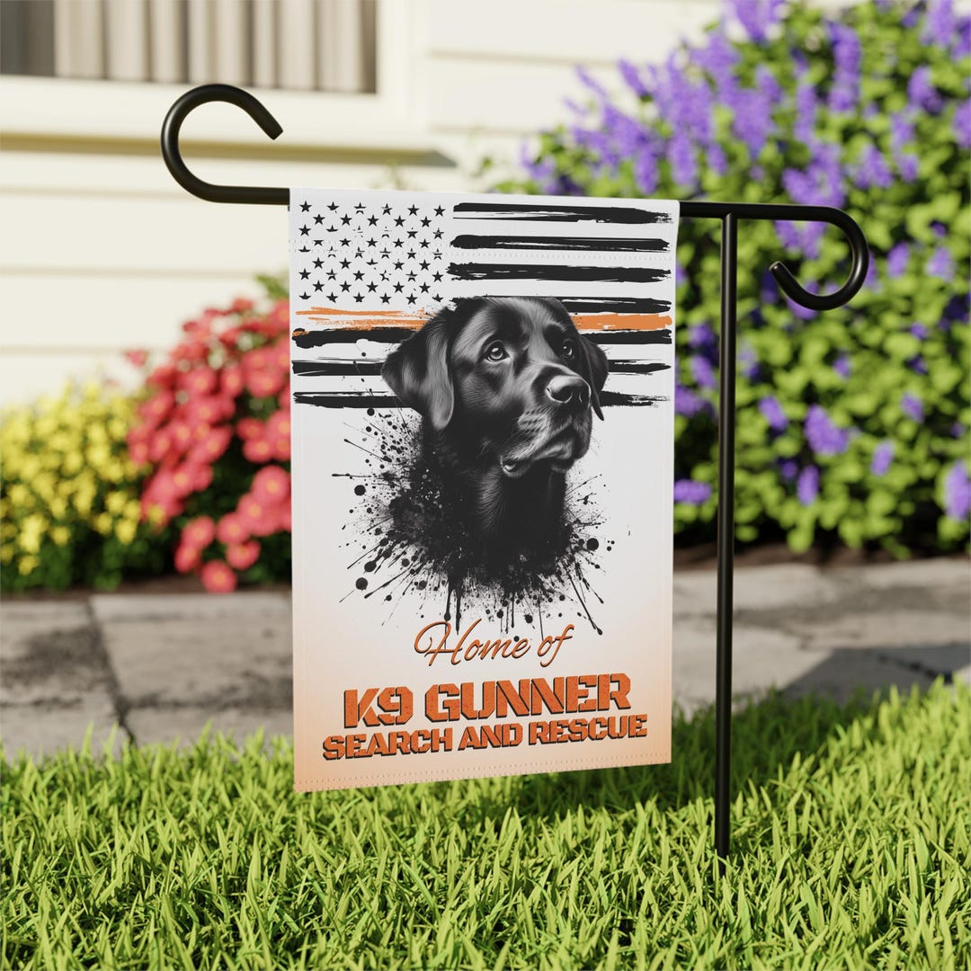 Personalized K9 SAR Home & Garden Flag, Custom Search and Rescue ...