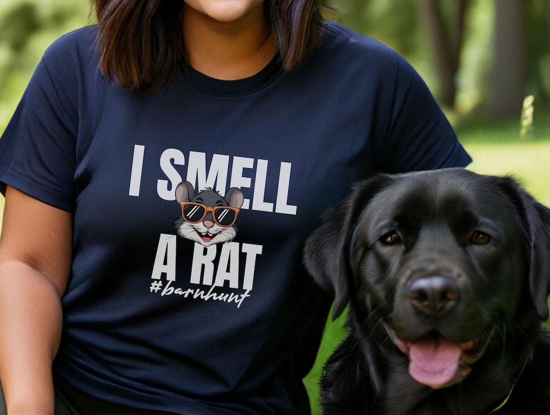 I Smell A Rat Barn Hunt Dog T-shirt - Etsy