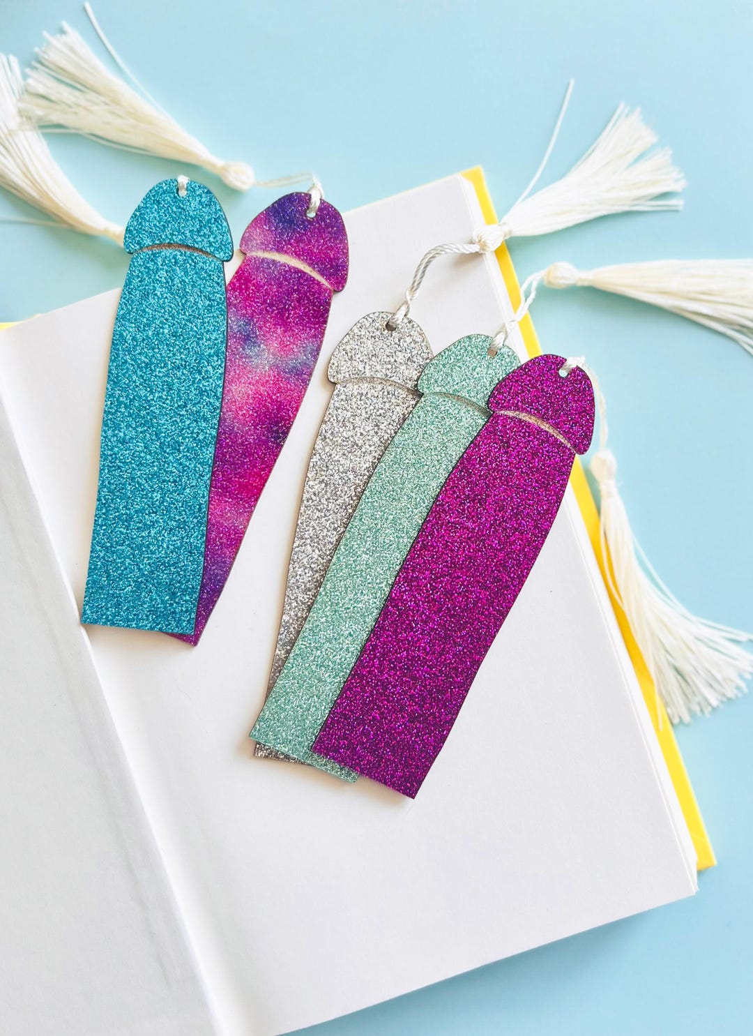 Glitter Cockmark™ Bookmark - Etsy