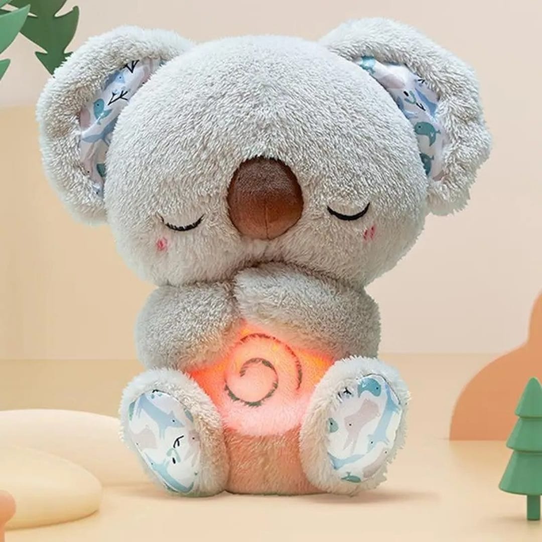 Kawaii Koala Soothing Musical Plush Toy Baby Sleeping Companion Sound ...