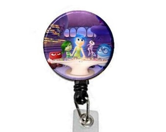 Sadness From Disneys Inside Out ID Badge Reel - Etsy