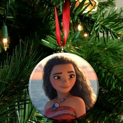 Moana Christmas Tree Ornament Maui Water - Etsy