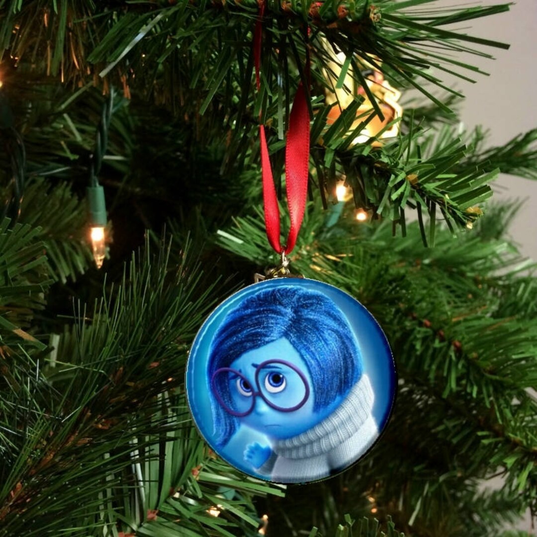 Inside Out Christmas Tree Ornament sadness - Etsy