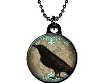 Victorian Damask Crow Image Bottle Opener - Etsy