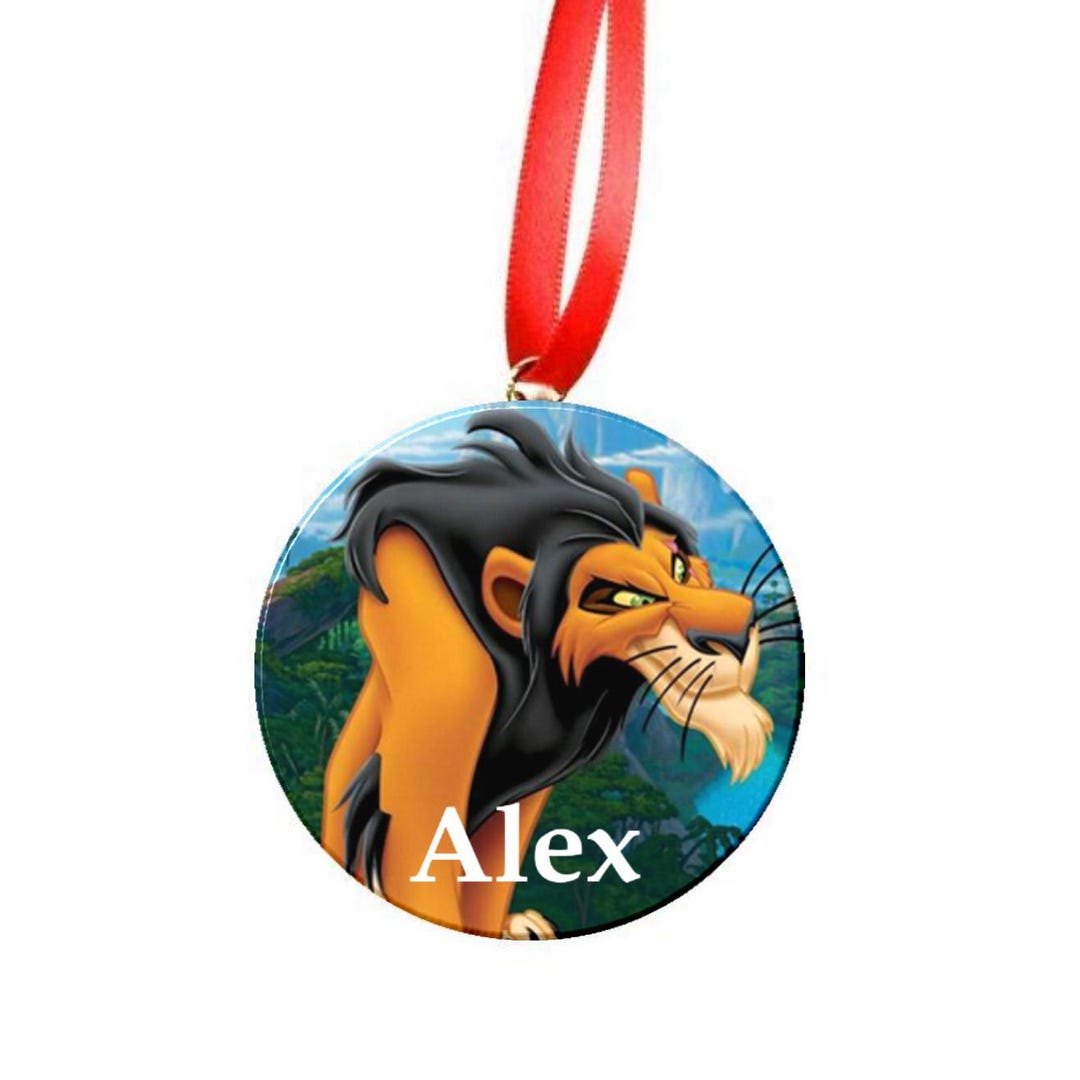 The Lion King Uncle Scar Ornament - Personalized - Etsy