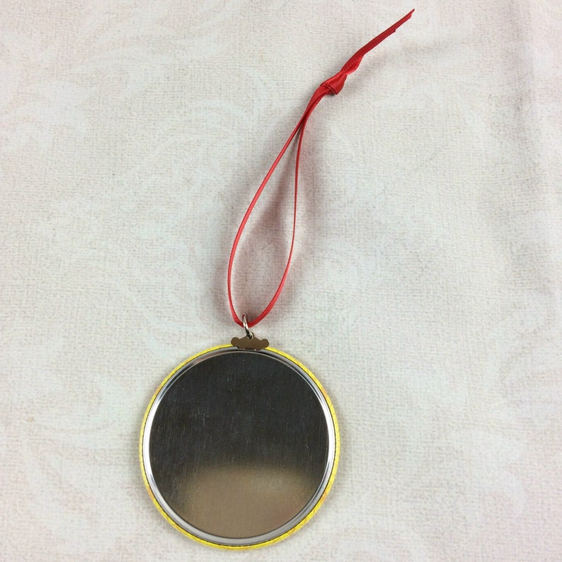 Damask Crow Raven Christmas Ornament -vict - Etsy