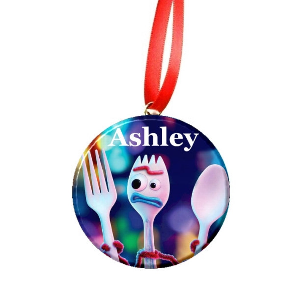 Personalized Forky Image Christmas Tree Ornament - Toy Story - Etsy