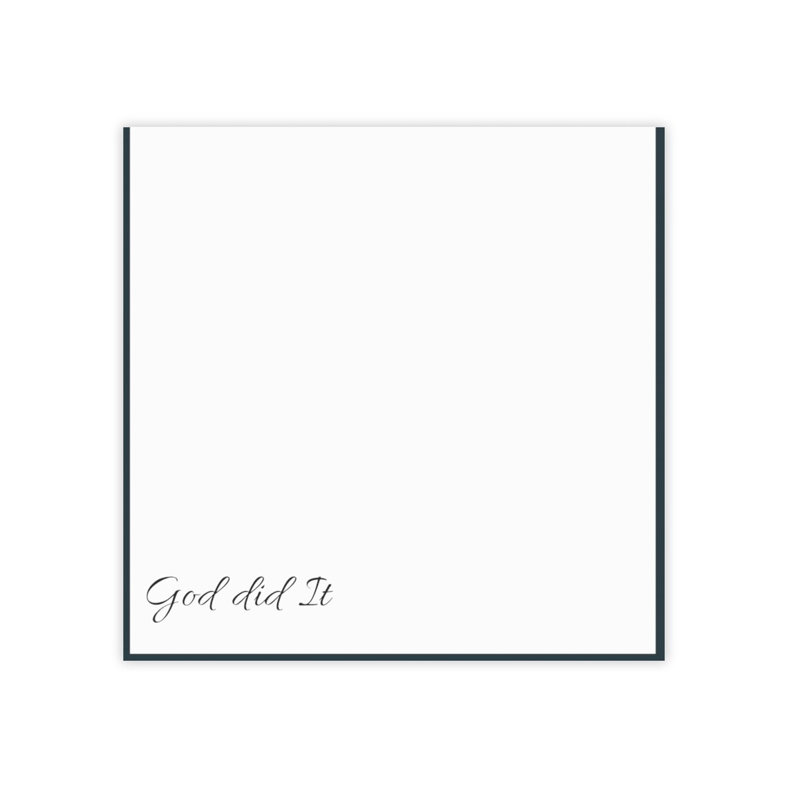 God Did It Post-it® Note Pads - Etsy
