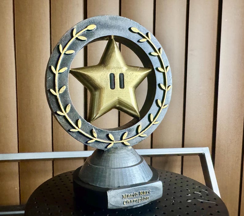 Star Trophy Mario Kart Nintendo - Etsy