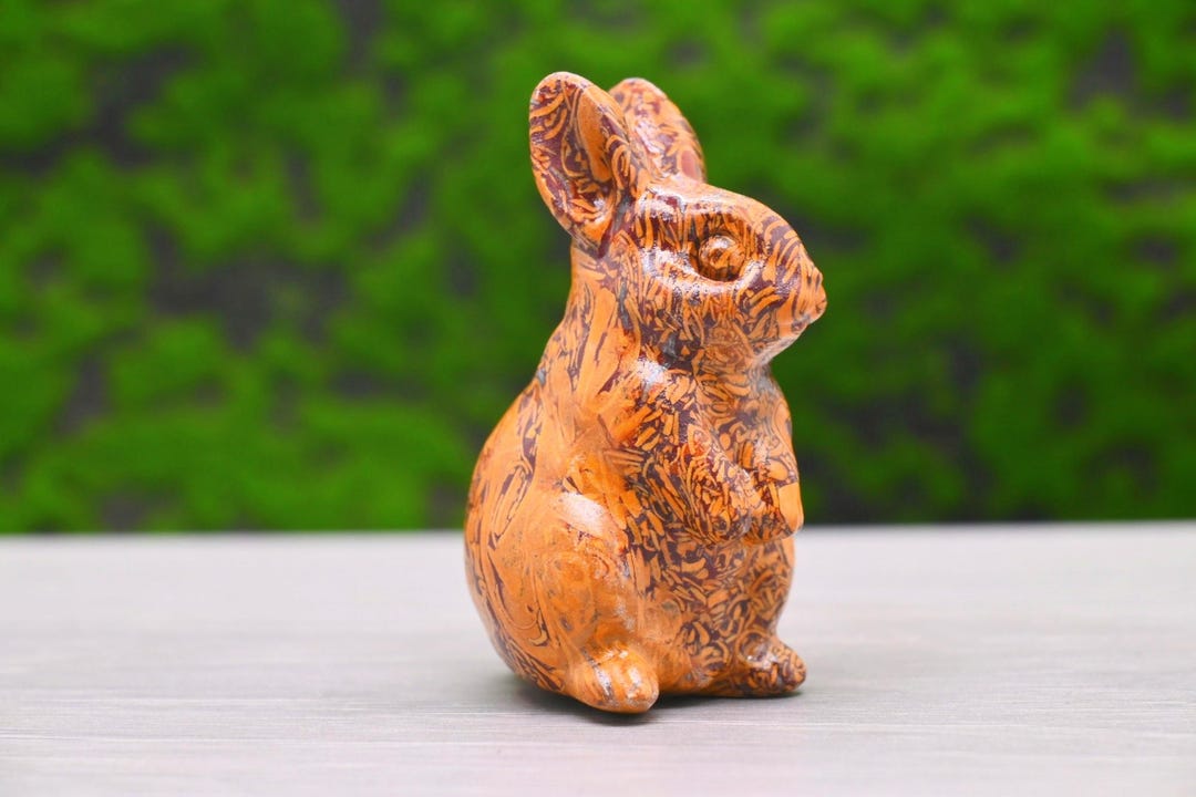 2 Natural Quartzose Jade Rabbit Carved,reiki Healing,crystal Skull ...