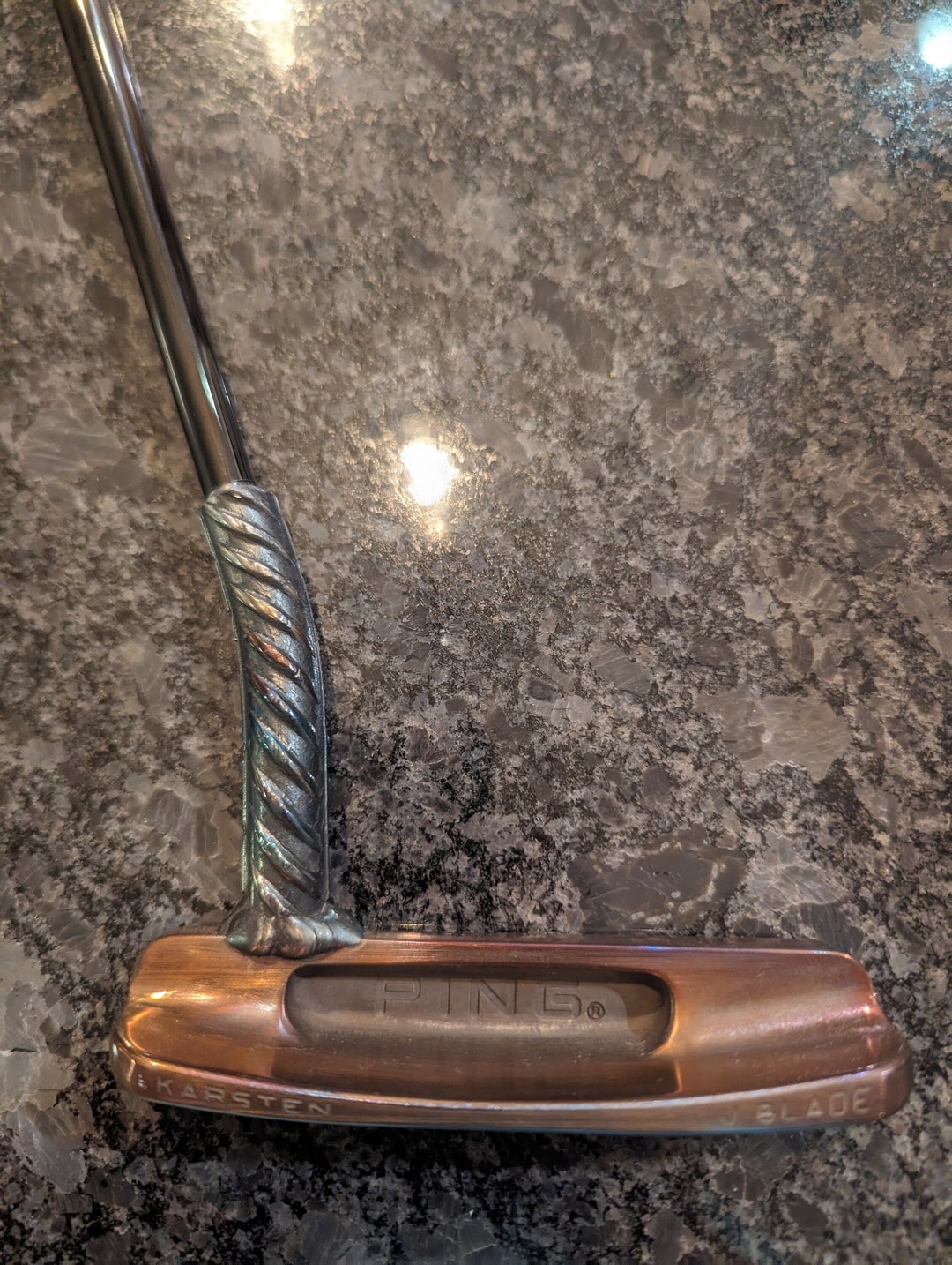 PING Putter - Custom - Heat Blued - Welded Rebar Neck - Etsy