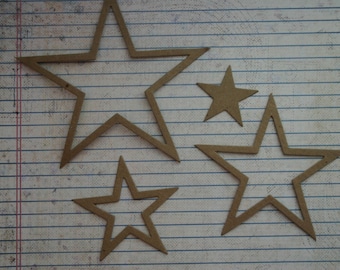Cardboard stars | Etsy